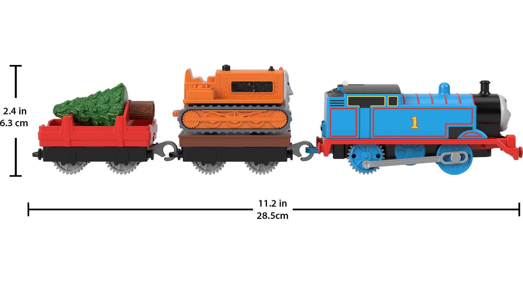 Thomas & Friends Thomas & Terence, battery-powered motorized toy train for preschool kids ages 3 years and up