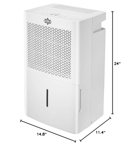 KingHome Energy Star 50-Pint Dehumidifier with Built-In Vertical Pump for a Room up to 4500 Sq. Ft.