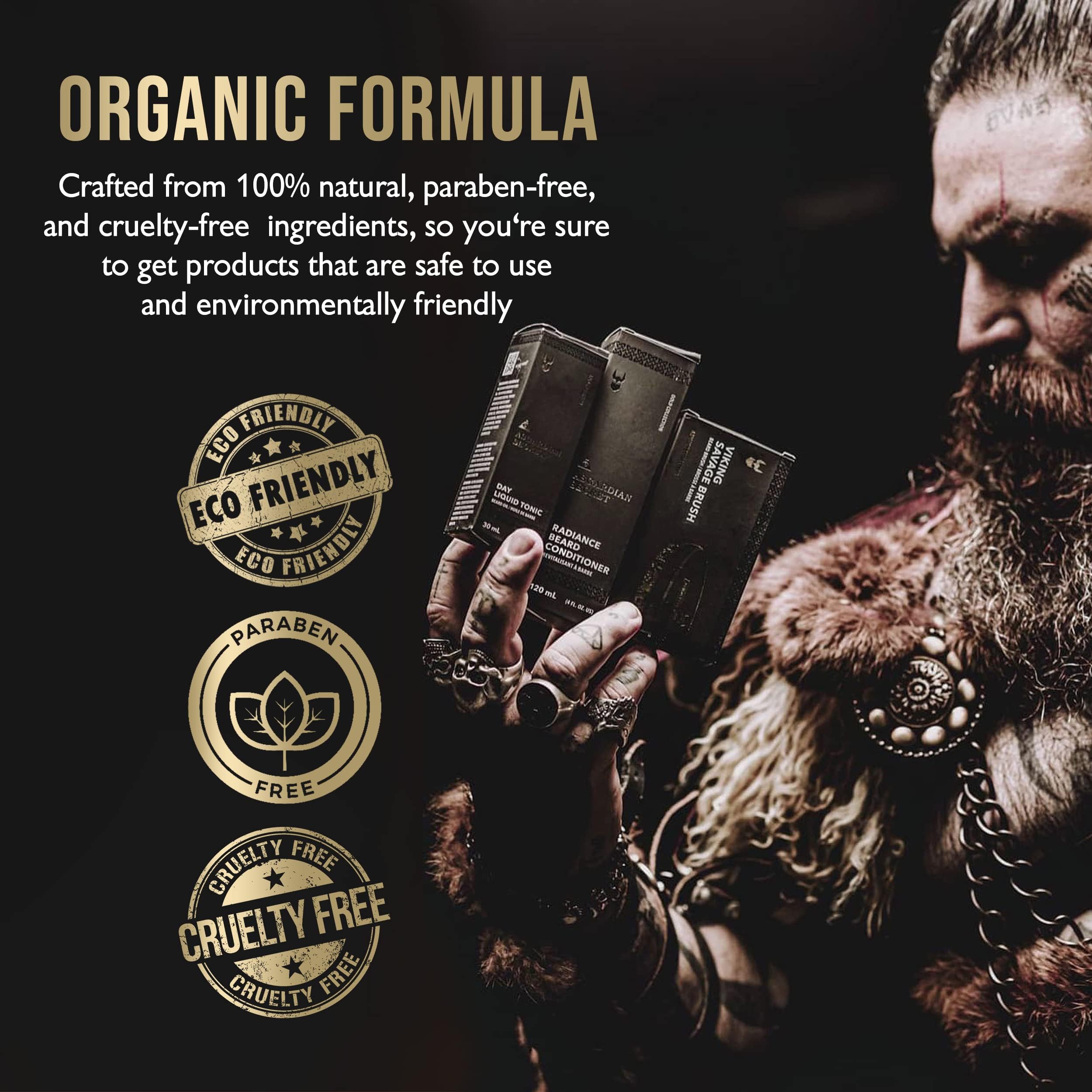 The Beard Struggle Ultimate Beard Growth Kit for Men Balm, Butter, Brush, Comb, Oil, Wash, & Conditioner for Moisturizing Beard - Viking Storm, Silver Collection