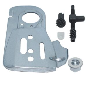 aumel chain adjuster tensioner bar plate nut kit for husqvarna 445 450 chainsaw 575260403 544094001