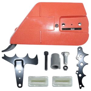 aumel chain clutch cover bumper spike strip catcher kit for husqvarna 362 365 371 372 chainsaw 537033501, 503719701