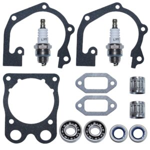 aumel 581357401 gasket kit w/bearing oil seal spark plug for husqvarna k750 k760 concrete saw