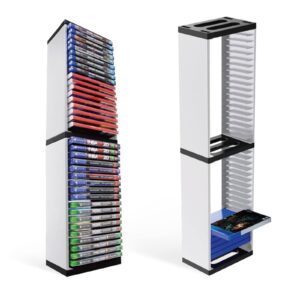 ECHZOVE Game Card Box Storage Stand for PS5 Xbox Games, Storage Tower for Xbox Game Card Box Holder Vertical Stand - for Video Games 36 PCS