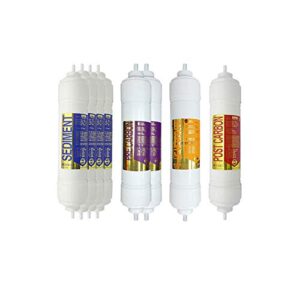 8ea premium replacement water filter 1 year set for coway : chp-05cu/chp-650u/chp-8500u/chp-8800u - 1 micron