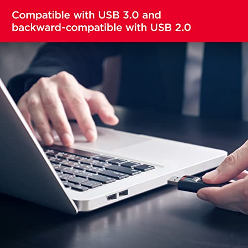 SanDisk 32GB 3-Pack Ultra USB 3.0 Flash Drive 32GB (Pack of 3) - SDCZ48-032G-GAM46T, Black