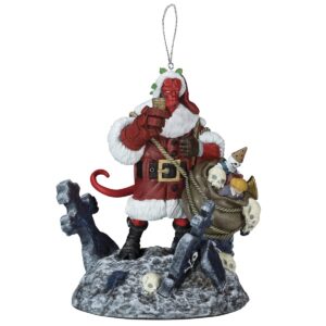 dark horse deluxe hellboy holiday ornament, multicolor