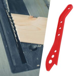 Saw Blade Push Stick, Red Wood Push Stick, Effective Handle-Design Safety Push Stick Duable for Shaper Table Saw Jointer Router Table