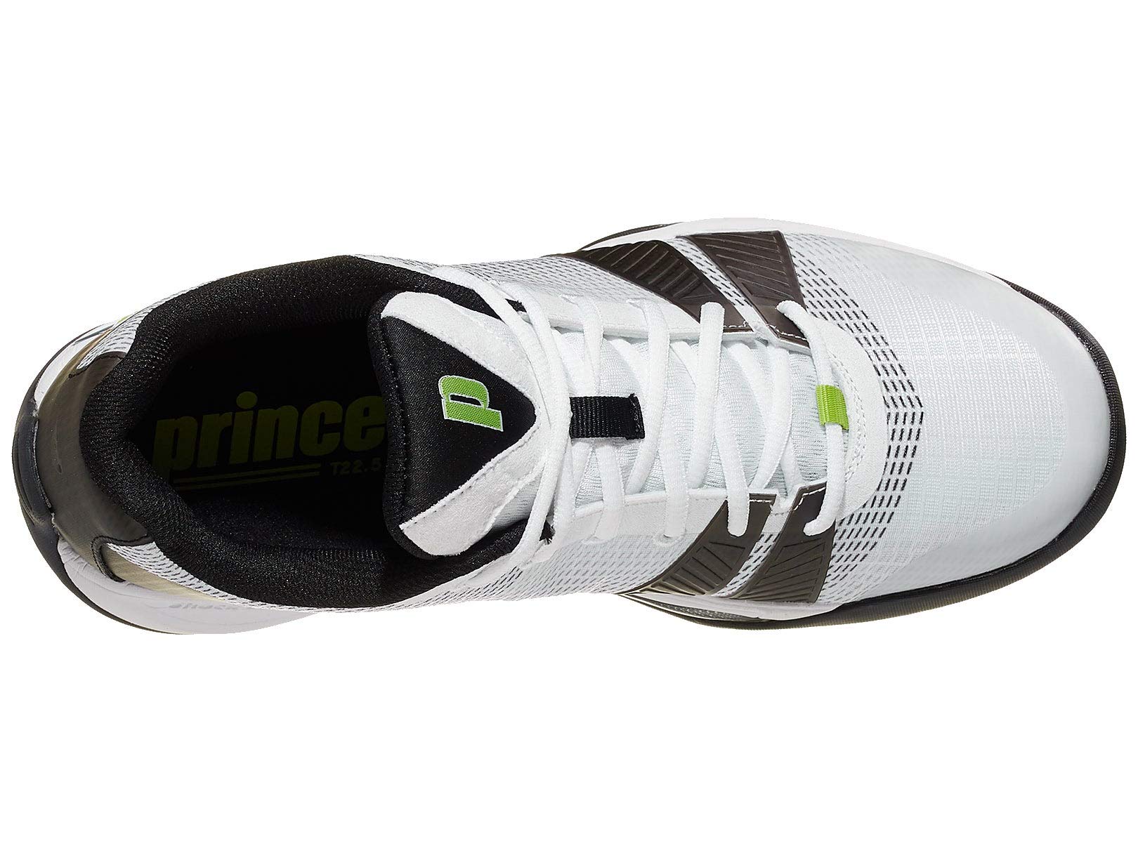 Prince T22.5 White/Green/Black Men's 8.0