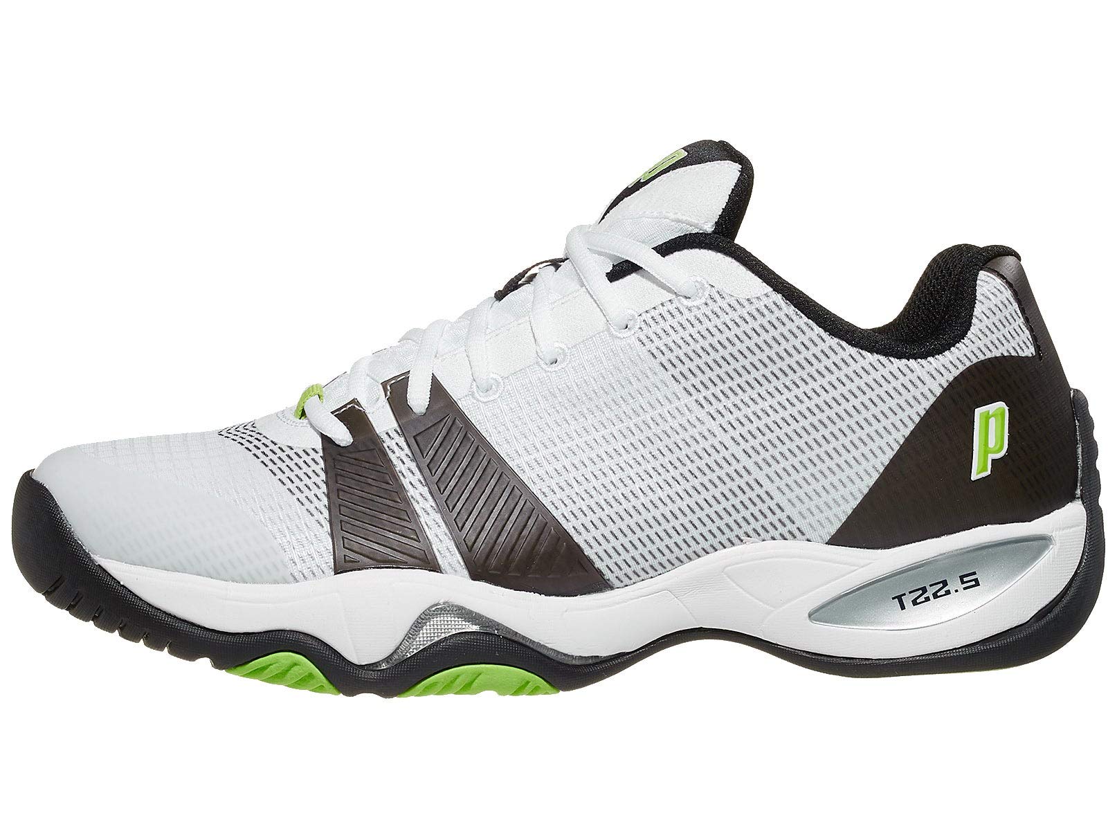 Prince T22.5 White/Green/Black Men's 8.0