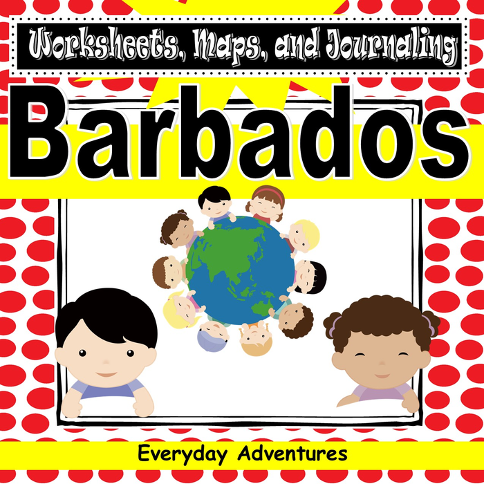 Barbados Notebooking Pages, Worksheets, and Maps for Grades 3 Through 6 (Geography)