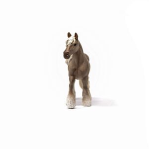 Schleich Farm World Realistic Silver Dapple Mare Gray Horse Figurine - Highly Detailed and Durable Farm Animal Figurine for Boys and Girls, Gift for Kids Ages 3+