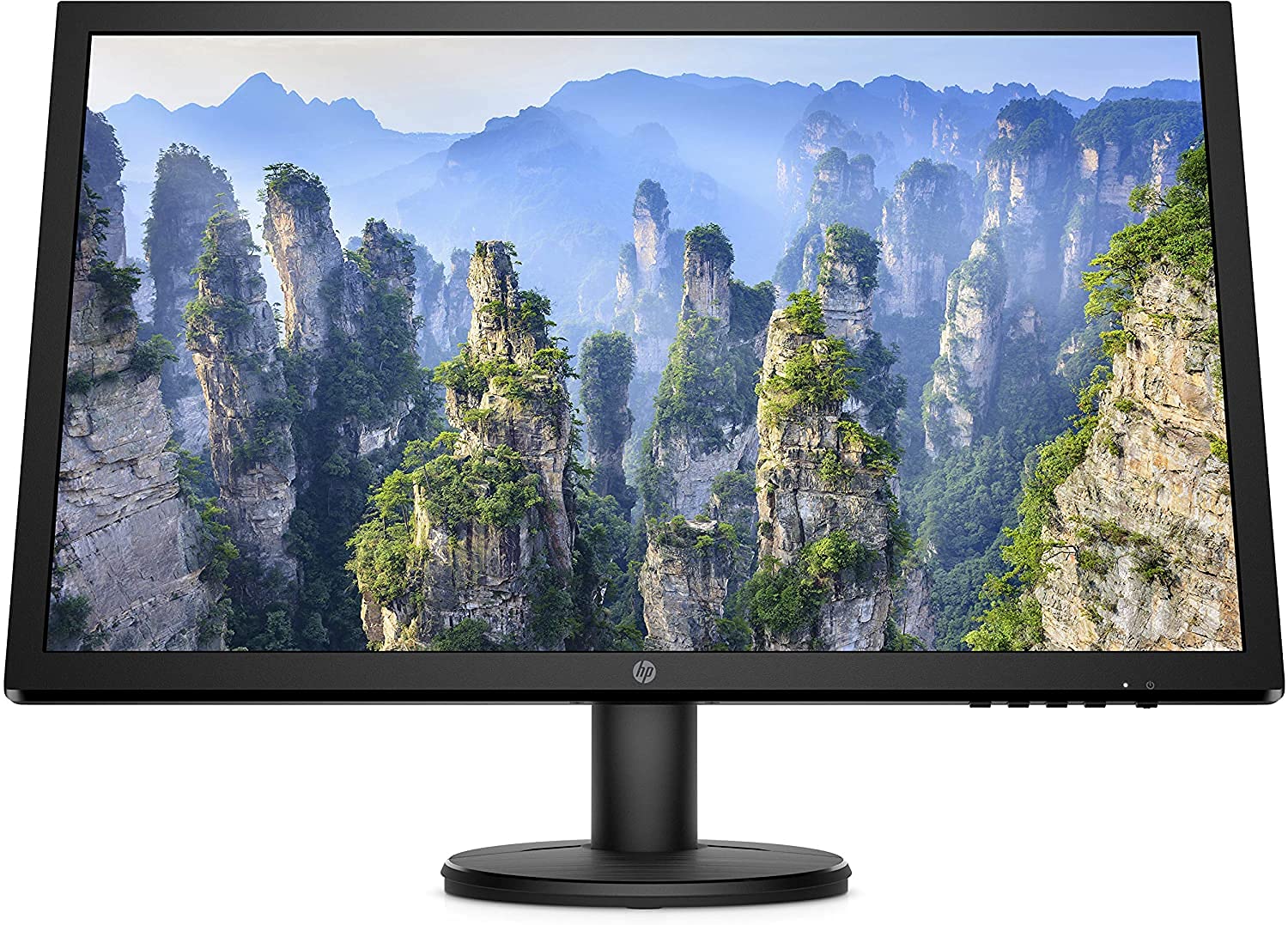 HP V24 FHD Monitor | 24-inch Diagonal Full HD Computer Monitor with 75Hz refresh rate and AMD Freesync | Low Blue Light Screen with HDMI and VGA ports | (9SV71AA)