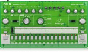 behringer rd-6-lm analog drum machine - lime translucent