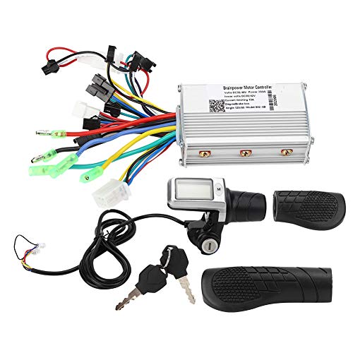 Electric Bicycle Controller, Electric Scooter Controller Meter Set LCD Split Meter Throttle Grip Set Brushless Motor Controller 36V Ebike Controller 36 V Ebike Controller Kit