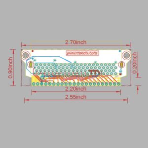 Treedix Prototype Breakout Breadboard Adapter Expansion Board for BBC Micro:bit