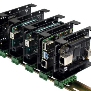 DIN Rail Mount Bracket for Raspberry Pi 1A+ 1B+ 2B 3B 3B+ 4B Zero Arduino Uno Mega Mkr BeagleBone Black