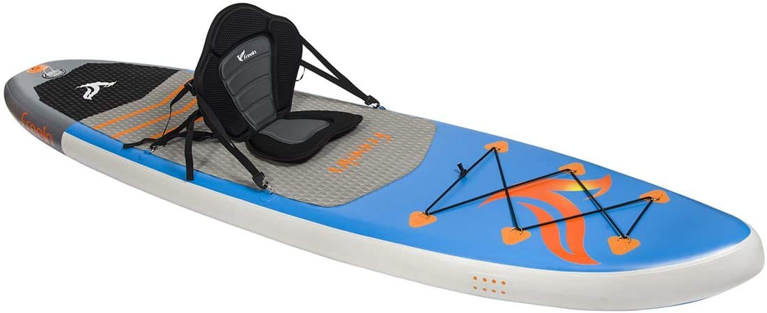 Freein Premium Kayak Seat - Convert Compatible Stand Up Paddleboards into a Kayak, Durable, Easy to Install, Great for Beginners (Black)