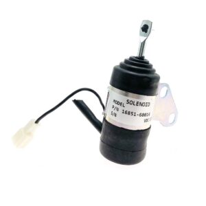 fuel shut off solenoid for kubota bx2230d rtv900r rtv900t b7410d bx1500d bx1800d z482 z602 d722 replace 16851-60014 16851-6010 16851-60011 16851-60013 052600-4531 16851-60012 052600-4530 052600-453