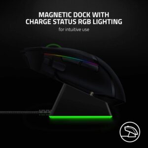 Razer DeathAdder v2 Pro Gaming Mouse + Free Mouse Charging Dock Chroma Gaming Mouse Bundle