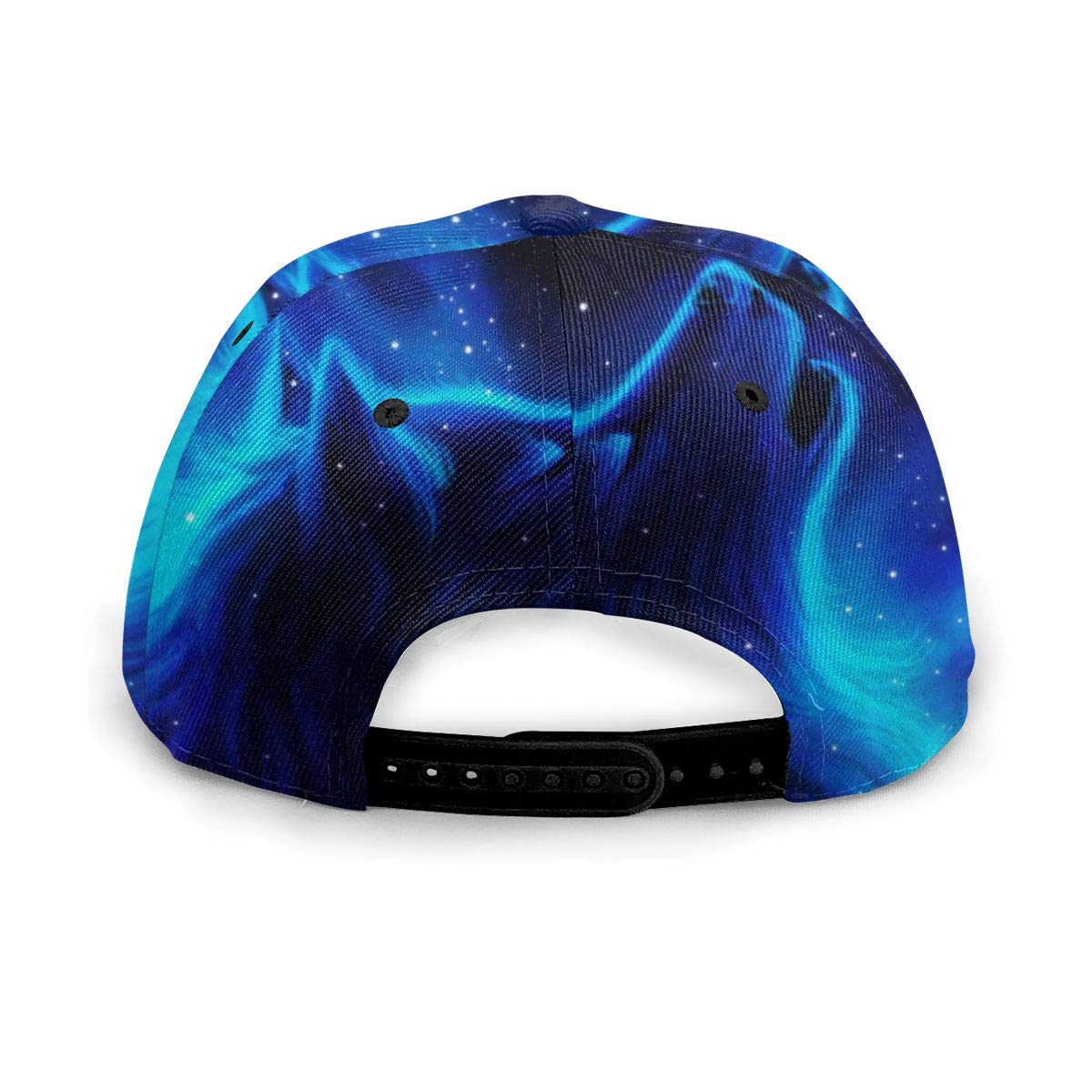 Unisex Baseball Caps UPF 50 cooling Baseball Hats Blue Universe Galaxy Magic Wolf In The Space (4) Trucker Cap for park, pool, gym, fishing, hunting Baseball Hat