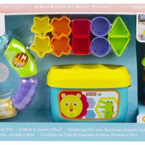 Fisher-Price Sort, Snap & Spin Infant Toy Trio Gift Set