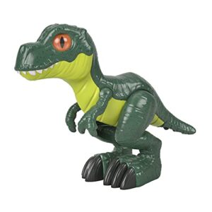 fisher-price imaginext jurassic world dinosaur toy t. rex xl poseable figure for preschool pretend play ages 3+ years