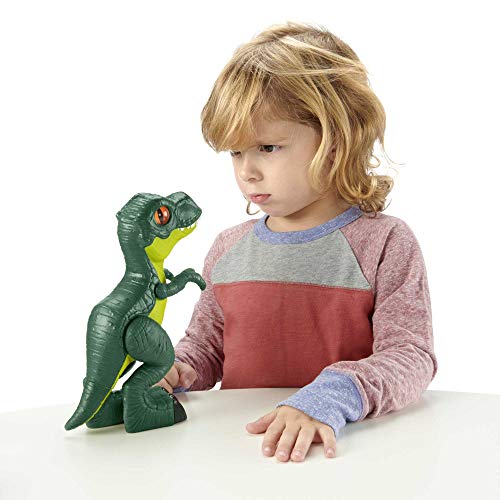 Fisher-Price Imaginext Jurassic World Dinosaur Toy T. rex XL Poseable Figure for Preschool Pretend Play Ages 3+ Years