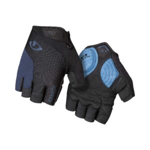 giro strade dure supergel cycling glove - men's midnight blue large