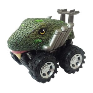 wild zoomies - snake from deluxebase. friction powered monster truck toys with cool animal riders, great car toys and snake toys for boys and girls