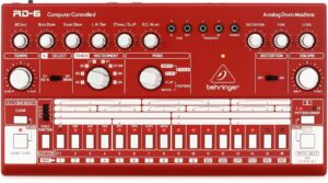 behringer rd-6 analog drum machine - red