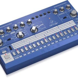 Behringer RHYTHM DESIGNER RD-6-BU Analog Drum Machine with 8 Drum Sounds, 64 Step Sequencer and Distortion Effects