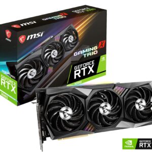 MSI Gaming GeForce RTX 3080 10GB GDRR6X 320-Bit HDMI/DP Nvlink Tri-Frozr 2 Ampere Architecture OC Graphics Card (RTX 3080 GAMING X TRIO 10G)