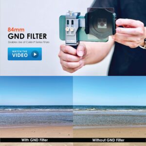 Ztylus Cinema Mount Smartphone GND Filter Set with Mounting Clip for iPhone, Samsung (GND Filter + Cinema Mount Rig)