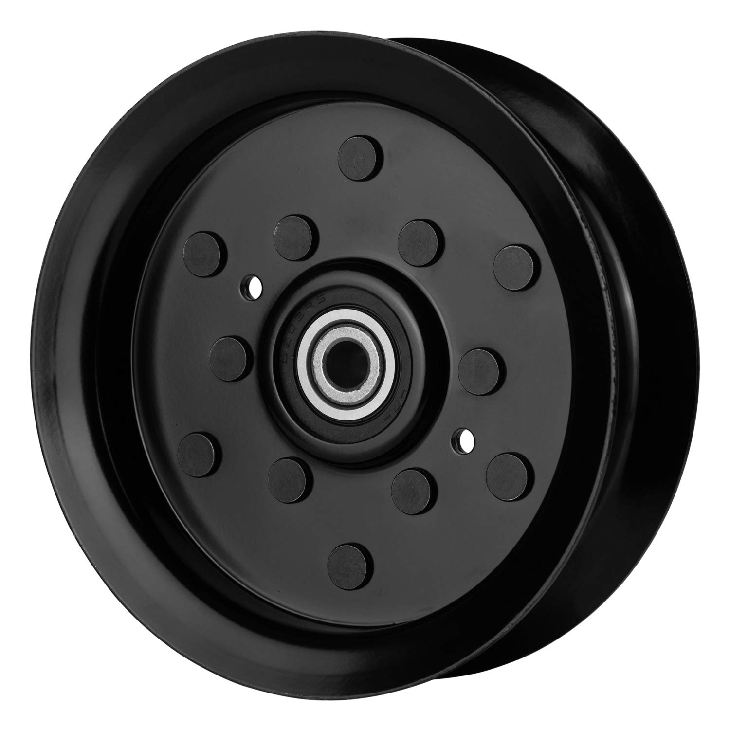 UP2WIN Flat Idler Pulley Compatible with Craftsman Husq Ariens Sears Poulan Riding Lawn Mower Tractor with 42" 46" 48" 54” Deck, Replace 197379, 196106