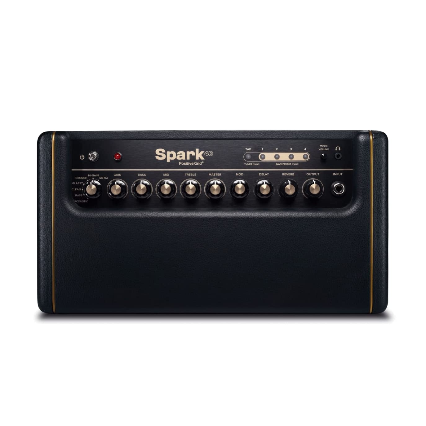 Positive Grid Spark 40-Watt Combo Practice Guitar Amplifier Electric Bass and Acoustic Guitar Amp with Spark Mobile App