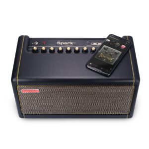 Positive Grid Spark 40-Watt Combo Practice Guitar Amplifier Electric Bass and Acoustic Guitar Amp with Spark Mobile App