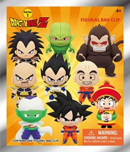 toei animation dragon ball z series 1 - 3d foam bag clip in blind bag, multi color