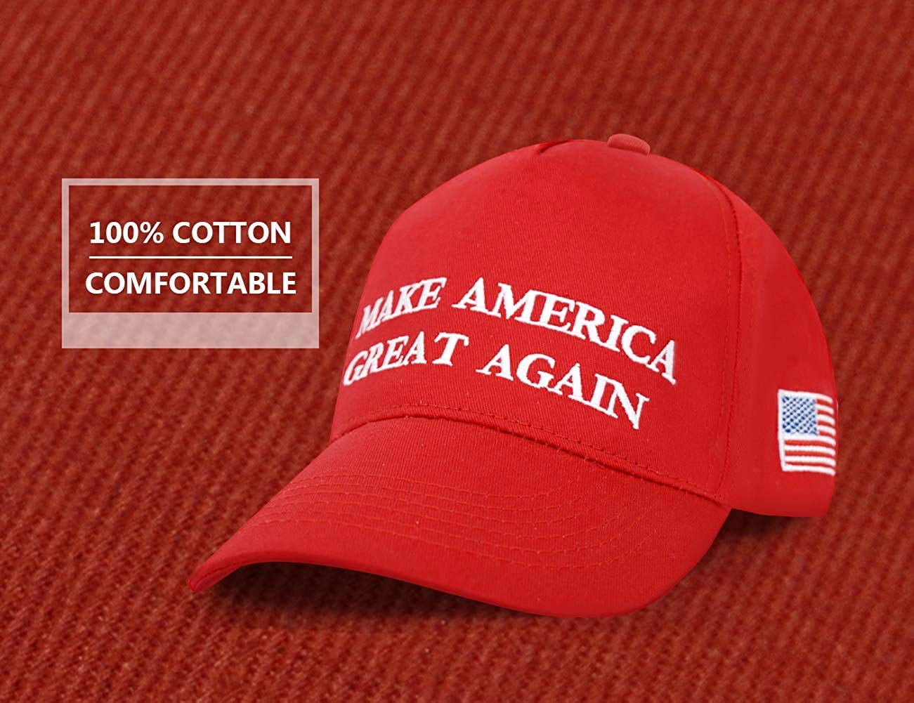 DISHIXIAO Make America Great Again Adjustable Baseball Caps, Unisex Snapback Sports Hat