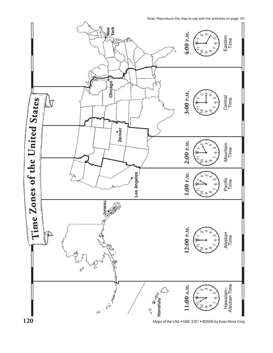 Time Zones of the United States