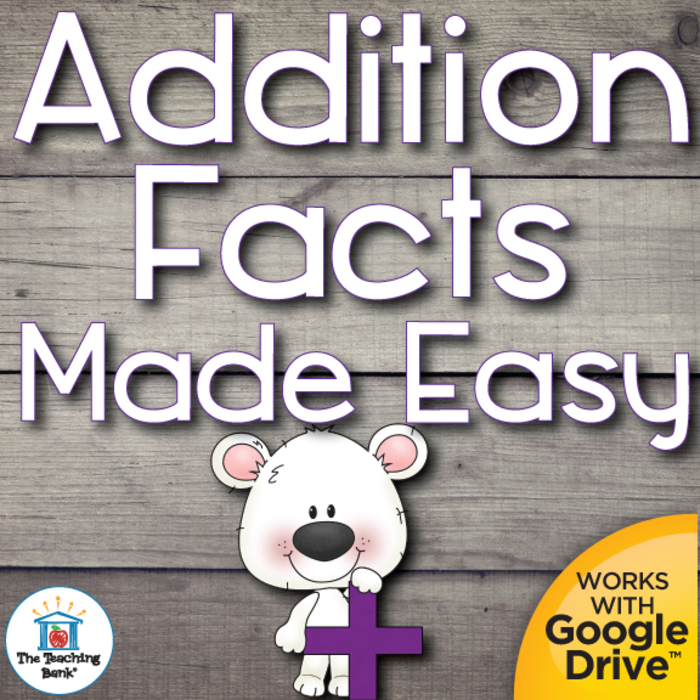 Addition Basic Facts Mastery Made Fun Addends 0-10 Unit Printable or for Google Drive™ or Google Classroom™