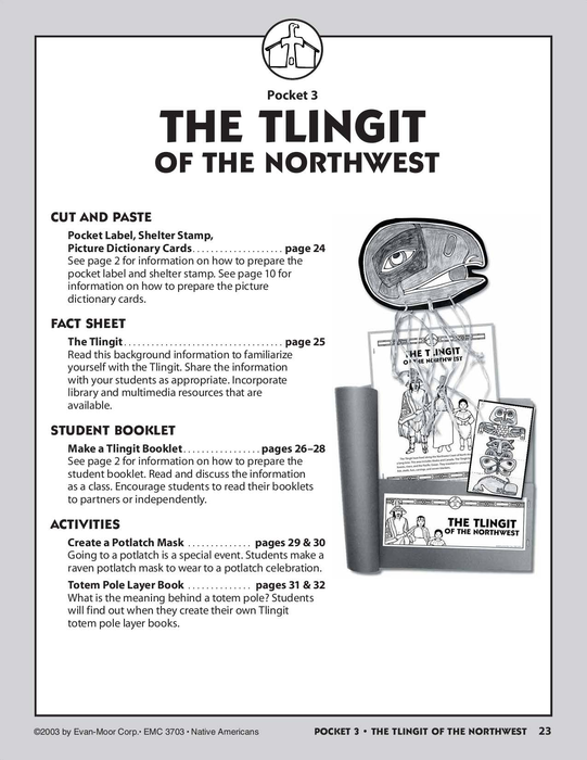 Pocket 03 The Tlingit of the Northwest (Native Americans)