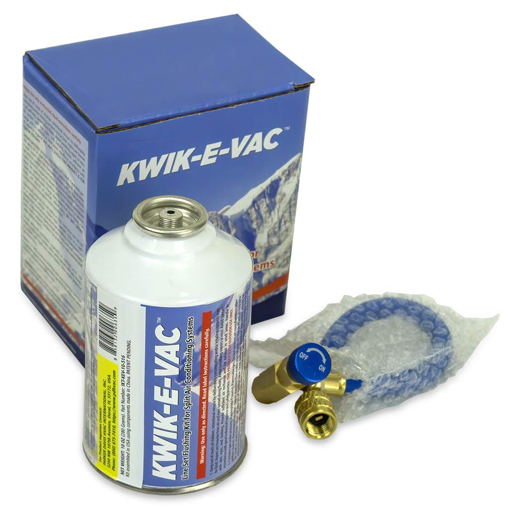 Pioneer KWIK-E-VAC Line Set Flushing Kit Installation Simplifier for Mini Split Air Conditioning Systems