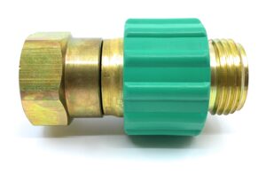 fairview rv water pressure regulator - high flow @ 55 psi, lead-free design, heavy duty brass, screened washer