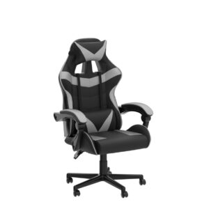 Soontrans Gaming Computer Chair,Game Chair,Ergonomic Gamer Chair,Racing Video Game Chair for Adults Teens with High-Back,Adjustable Headrest and Lumbar Support(Galaxy Grey)