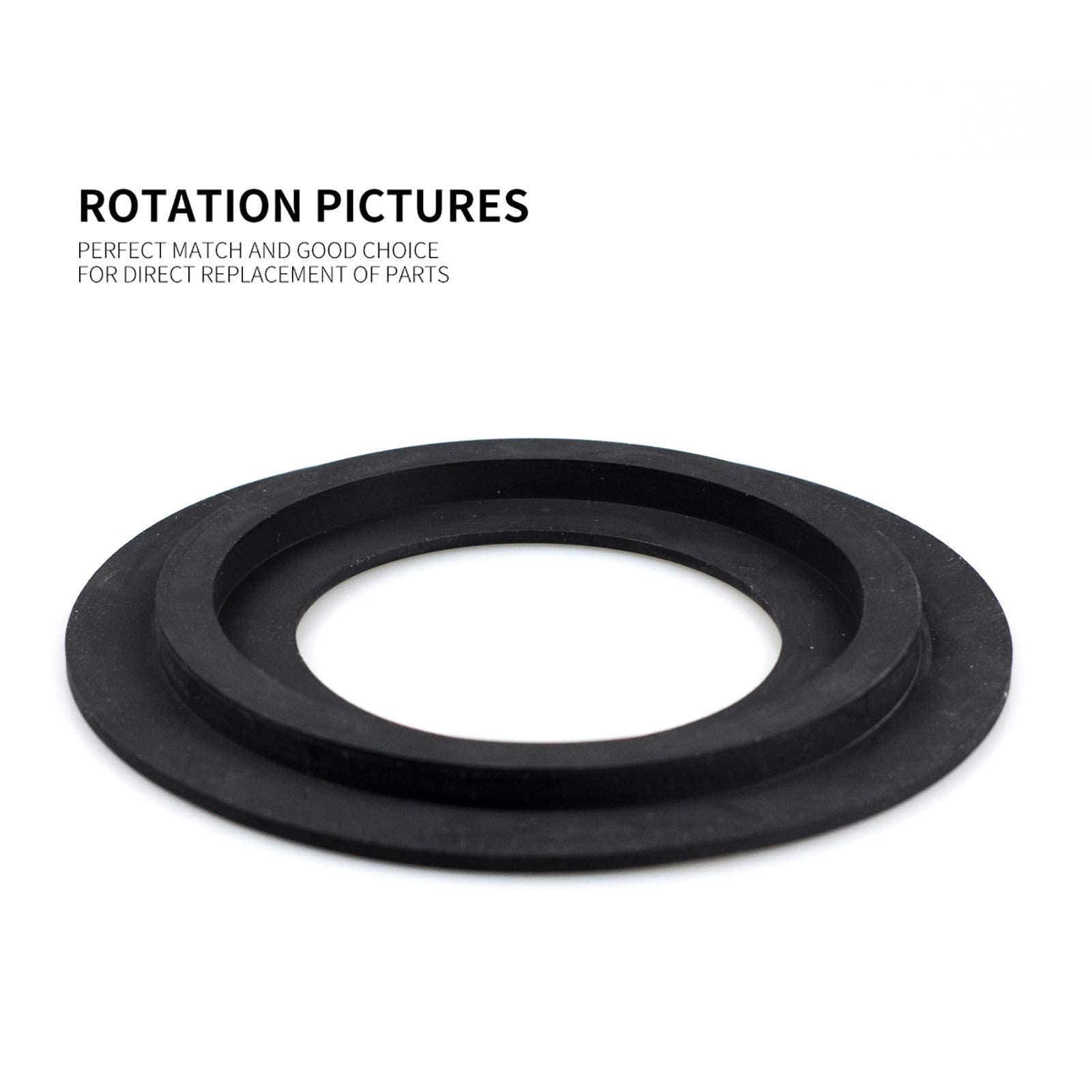 Sikawai 385311462 385310677 RV Toilet Seal Kit Replacement Fits for Do-Metic Seala0nd VacuF0lush Toilets 110 111 210 510 510H 511 - Without Overflow Holes