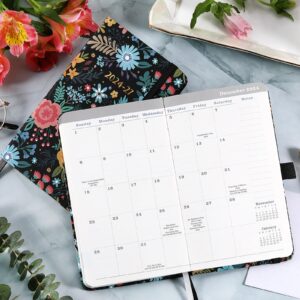 2024-2027 Pocket Planner/Calendar - Monthly Pocket Planner/Calendar with Pen Hold, Jul. 2024 - Jun. 2027, Inner Pocket and 63 Notes Pages, 6.6" x 3.7"