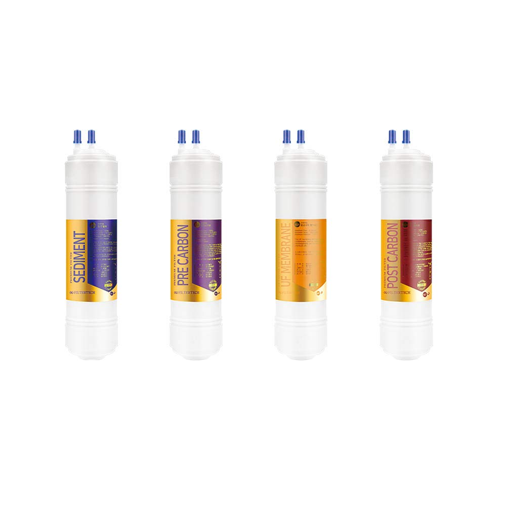 4EA Premium Replacement Water Filter Set for Lotte : LFP-300P - 1 micron