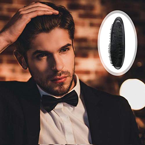 Rolybag 6Pcs Shampoo Pocket Comb Massage Hair Comb Pocket Palm Brush Comb Portable Hair Comb Beard Comb Creative Scalp Massage Brush Comb for Men and Pets (6PA)