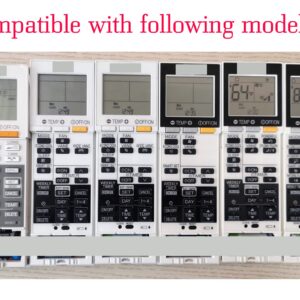 CHOUBENBEN Replacement for Mitsubishi Electric Mr. Slim Air Conditioner HVAC Remote Control MSZ-FH06NA MSZ-FH09NA MSZ-FH12NA MSZ-FH15NA MSZ-FH18NA MSZ-FH18NA2