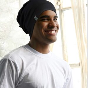 Winitas Satin Lined Sleep Cap for Men with Curly Hair Dreadlocks